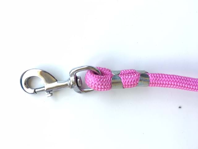 Pink Embroidered Rope Halter|HorseBiz| Horse Halter and Rope Headstalls